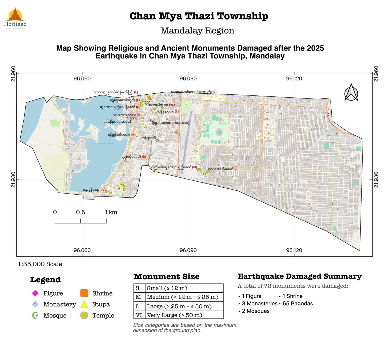 Chan Mya Thazi Map